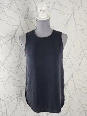 MICHAEL Michael Kors | Tops | Michael Michael Kors Navy 0 Silk Keyhole ...